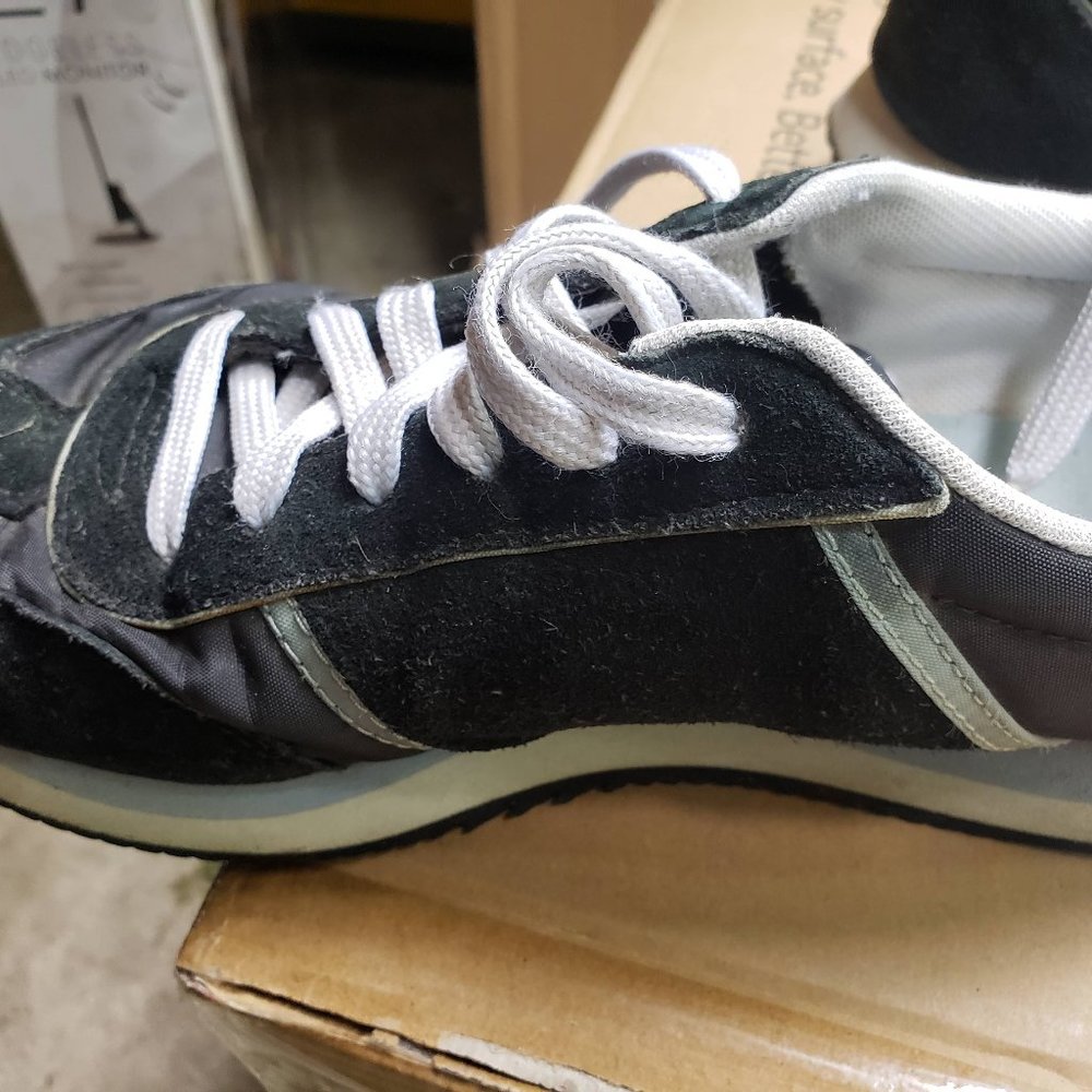 Sketchers Leather & Textile Upper Shoes - Gem